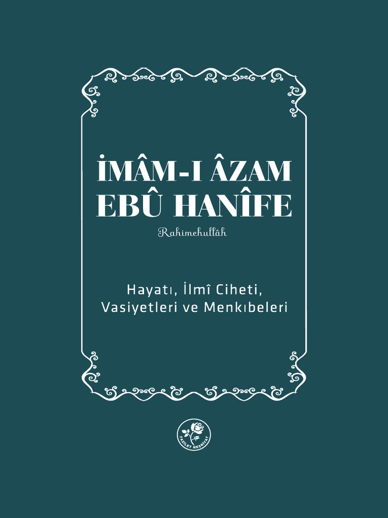Imam Azam Ebu Hanife Rahimehullah | PDF