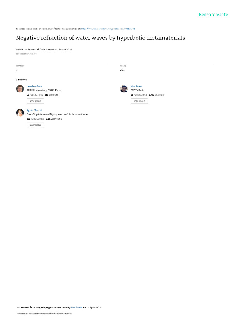 Euve2023 | PDF | Waves | Wavelength