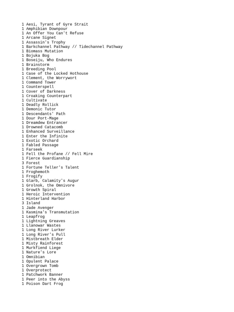 Glarb Deck | PDF | Young Adult