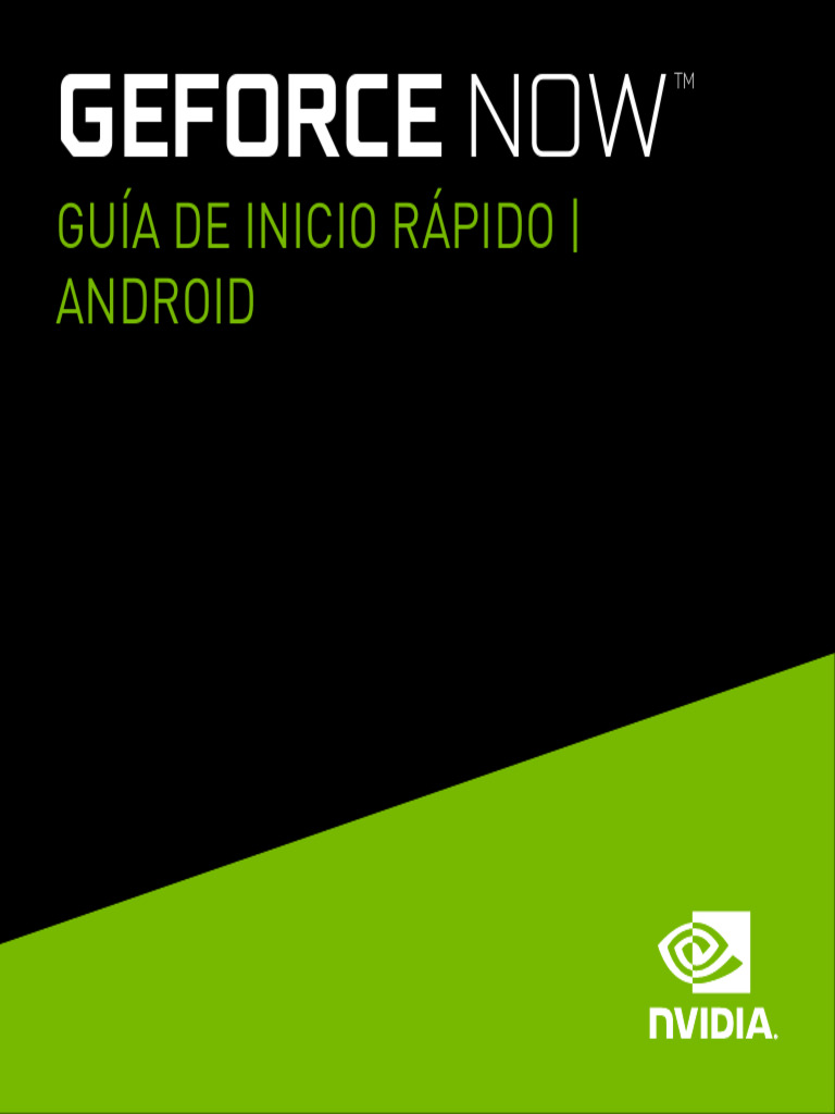 Geforce Geforce Now Mobile QSG Android esES | PDF | Android (sistema ...