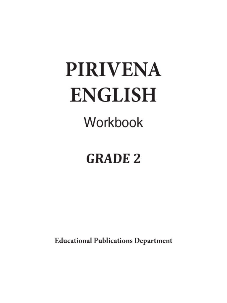 Piriven English WB Gr. 2 BW Convert | PDF | Curriculum