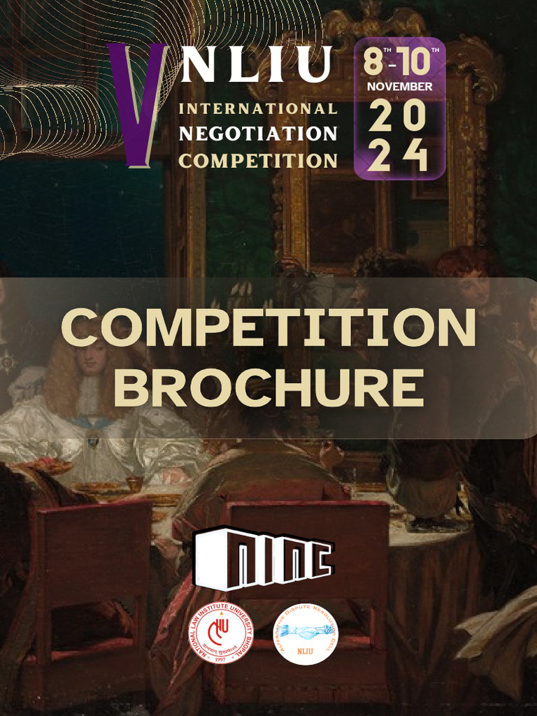 5th NINC 2024 Competition Brochure | PDF | Mediation | Dispute Resolution