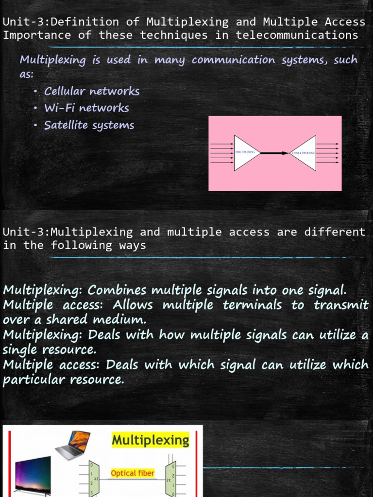 Wireless & Mobile Communication Ppt-5 - Unit-3 - Equalization | PDF | Channel Access Method ...