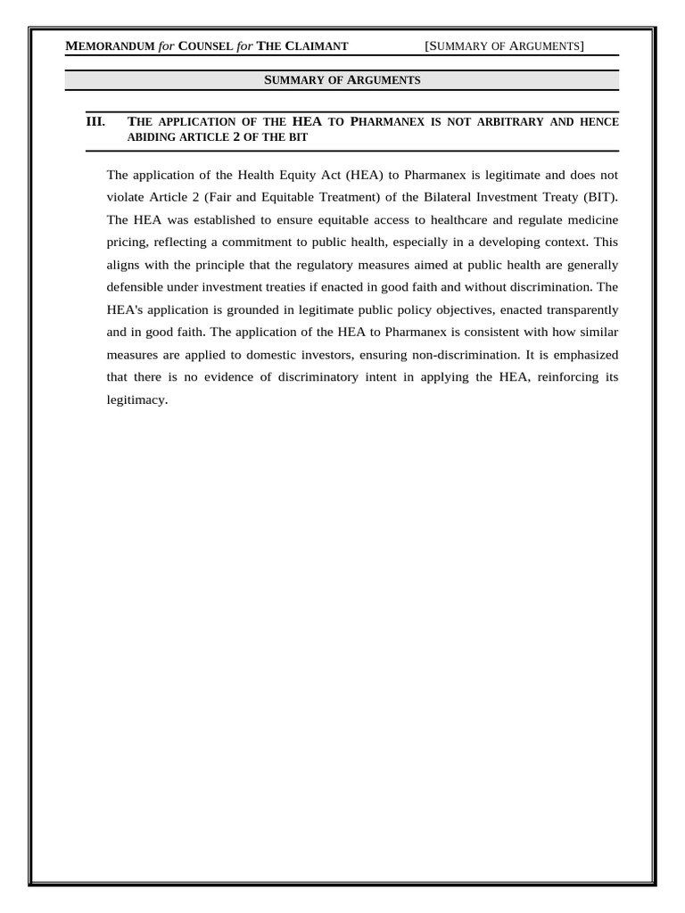 Issue III Respondent | PDF | Treaty | Discrimination
