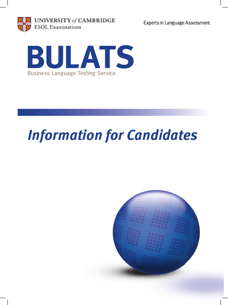 BULATS_InfoForCandidates_EN | PDF