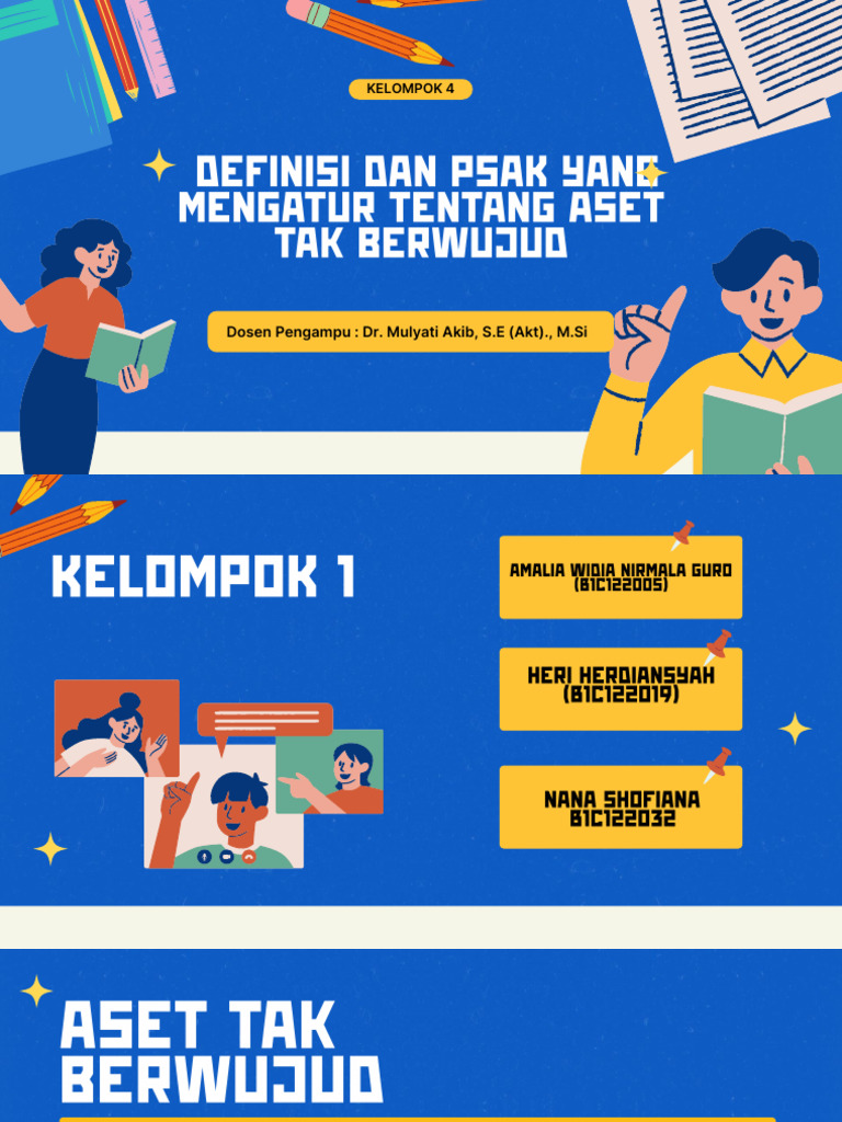 Aset Tak Berwujud - Auditing Ii Kelas A | PDF