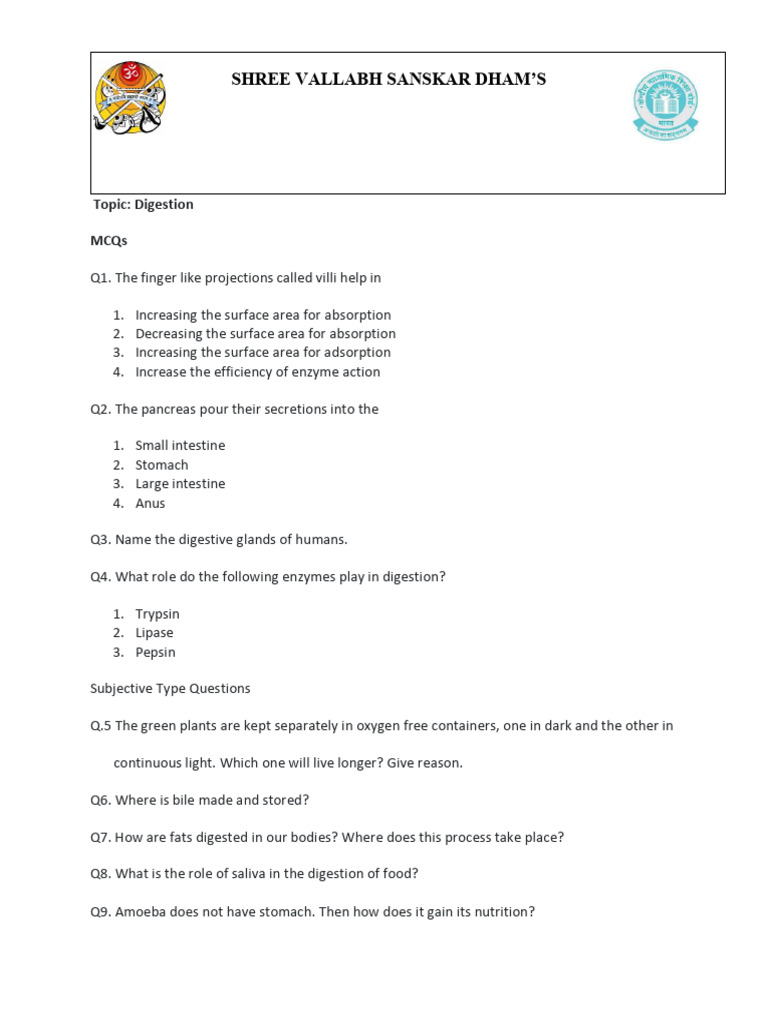 Bio Worksheet SVSD | PDF | Lifestyle