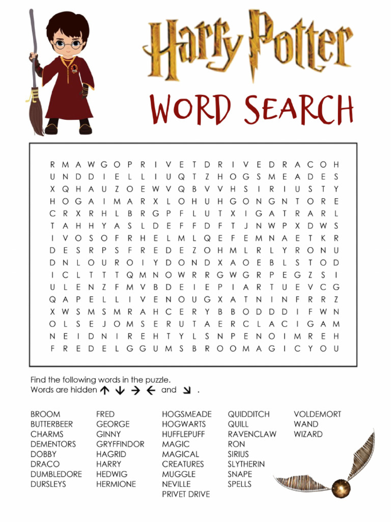 Harry-Potter-Word-Search-Puzzle | PDF