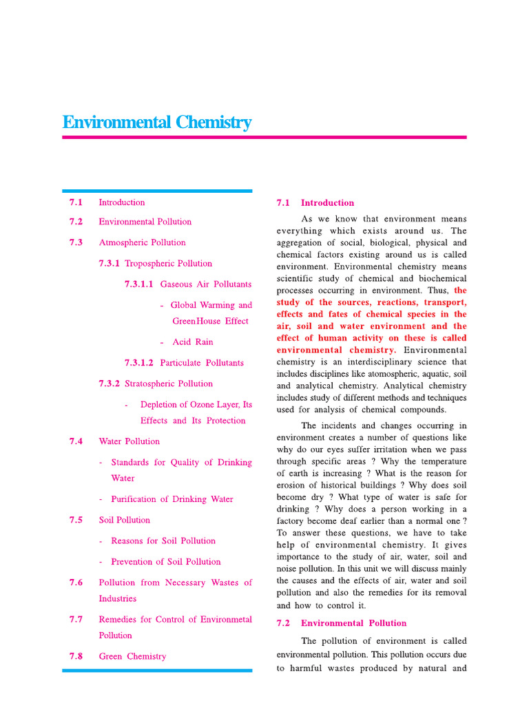 11 Chemistry Revision Book Chapter | PDF