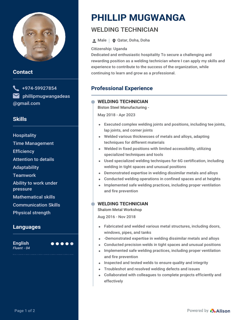 Phillip (Welder) | PDF | Welding | Construction