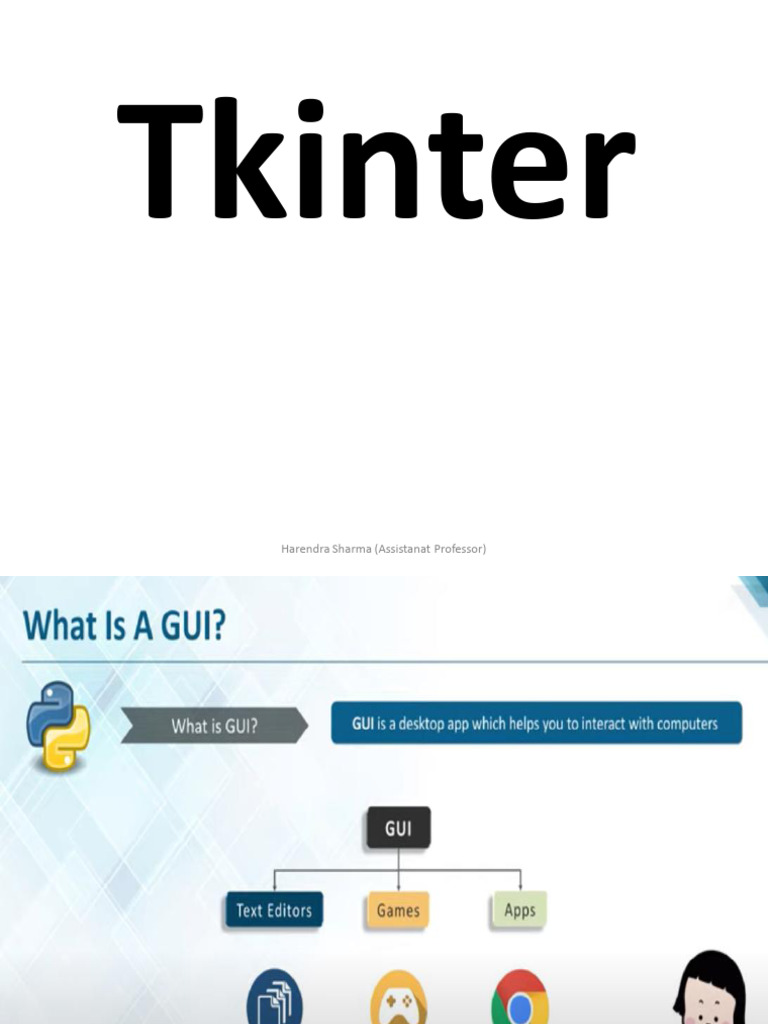 Tkinter | PDF | Window (Computing) | Graphical User Interfaces