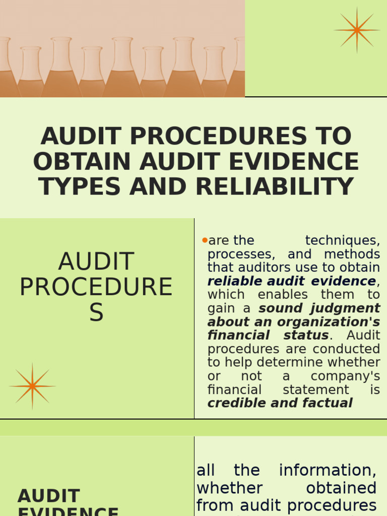 Audit Procedures To Obtain Audit Evidence Types and | PDF | Audit ...