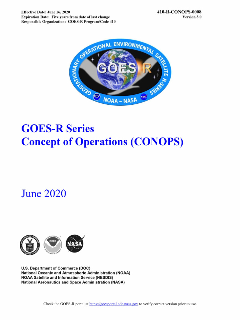 GOES_R_Concept_of_operations | PDF | Outer Space