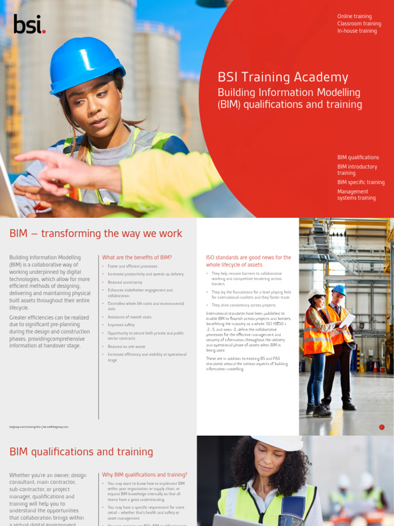 BSI BIM Training and Qualifications | PDF | Building Information ...