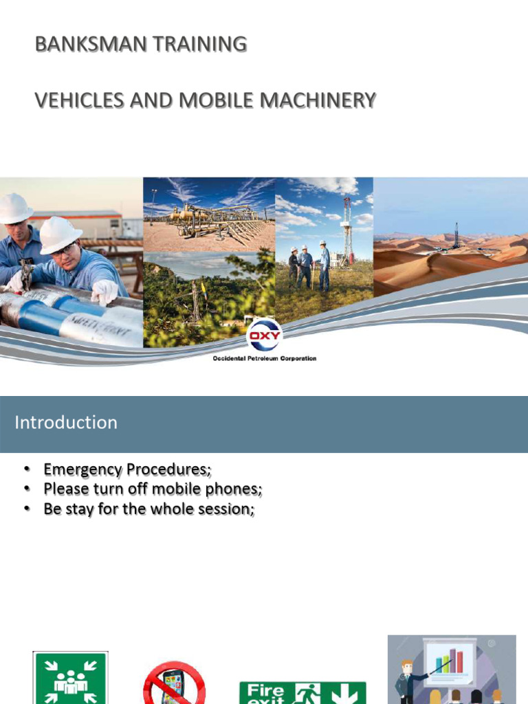 Banksman and Mobile Machinery | PDF | Safety