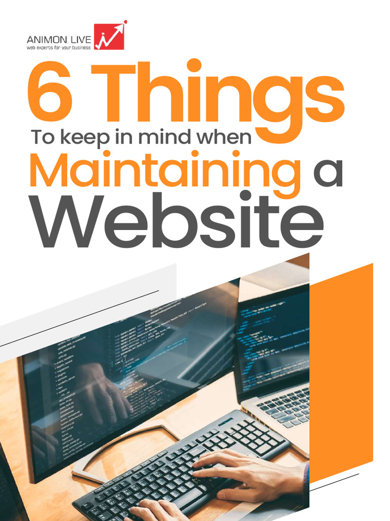 6 Things To Keep in Mind When Maintaining A Website 1 | PDF | Websites ...