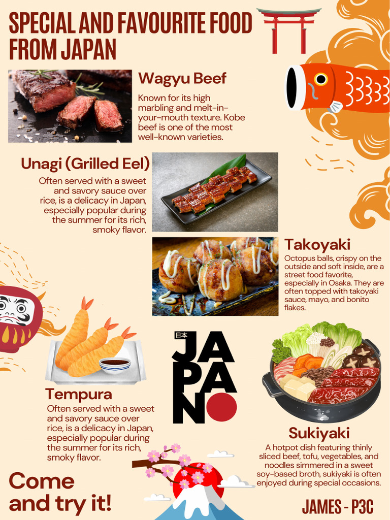 Japanese Special and Favourite Food | PDF