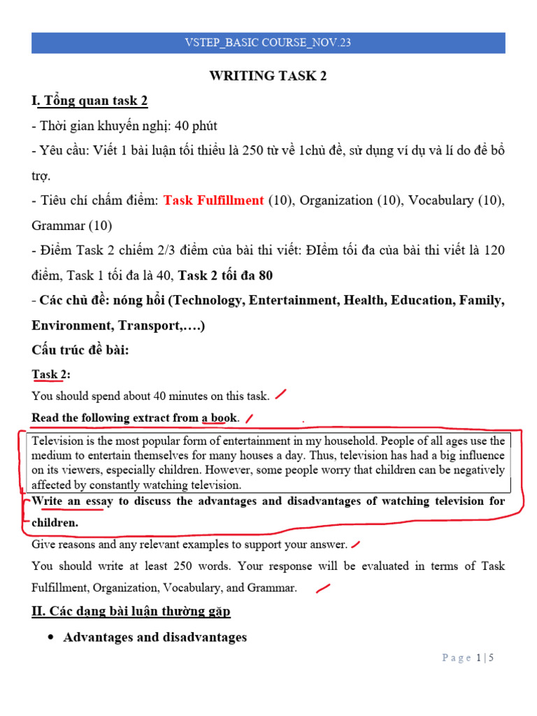 vstep - writing task 2 | PDF | Social Psychology | Interpersonal ...