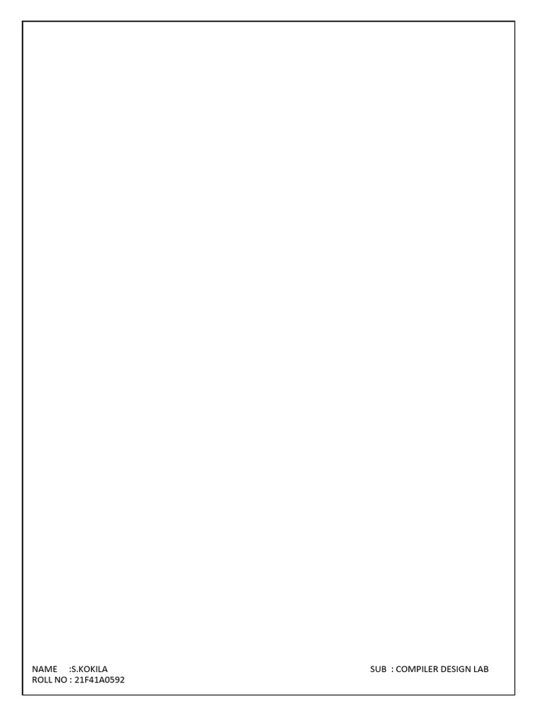 Calculator Implementation with LEX YACC | PDF | Computer Engineering | Software