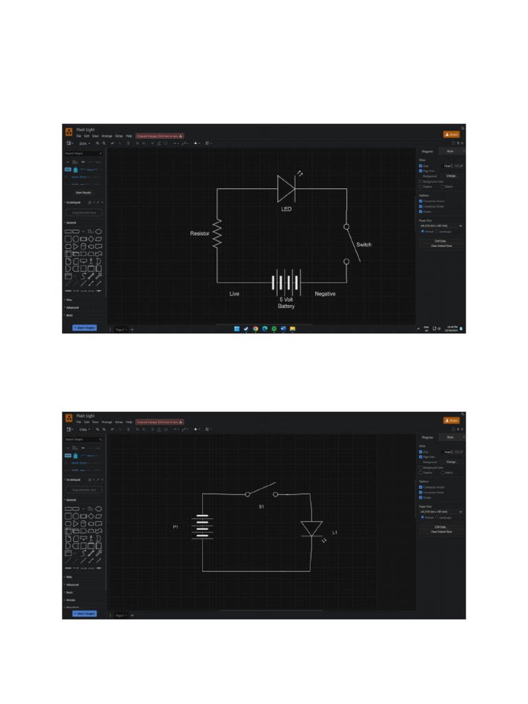 Below Is A Wiring Diagram of A Flashlight | PDF | Computers