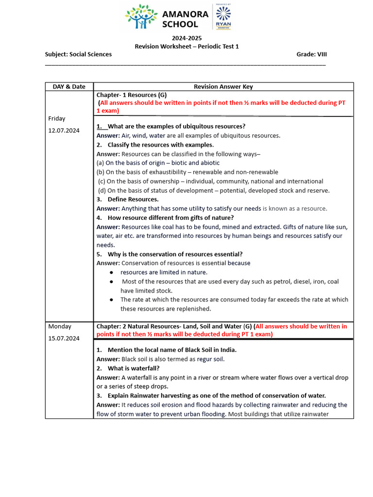 CONLIB Grade8SSTRevisionWorksheet-PeriodicTest1AnswerKey 20240716225122 ...