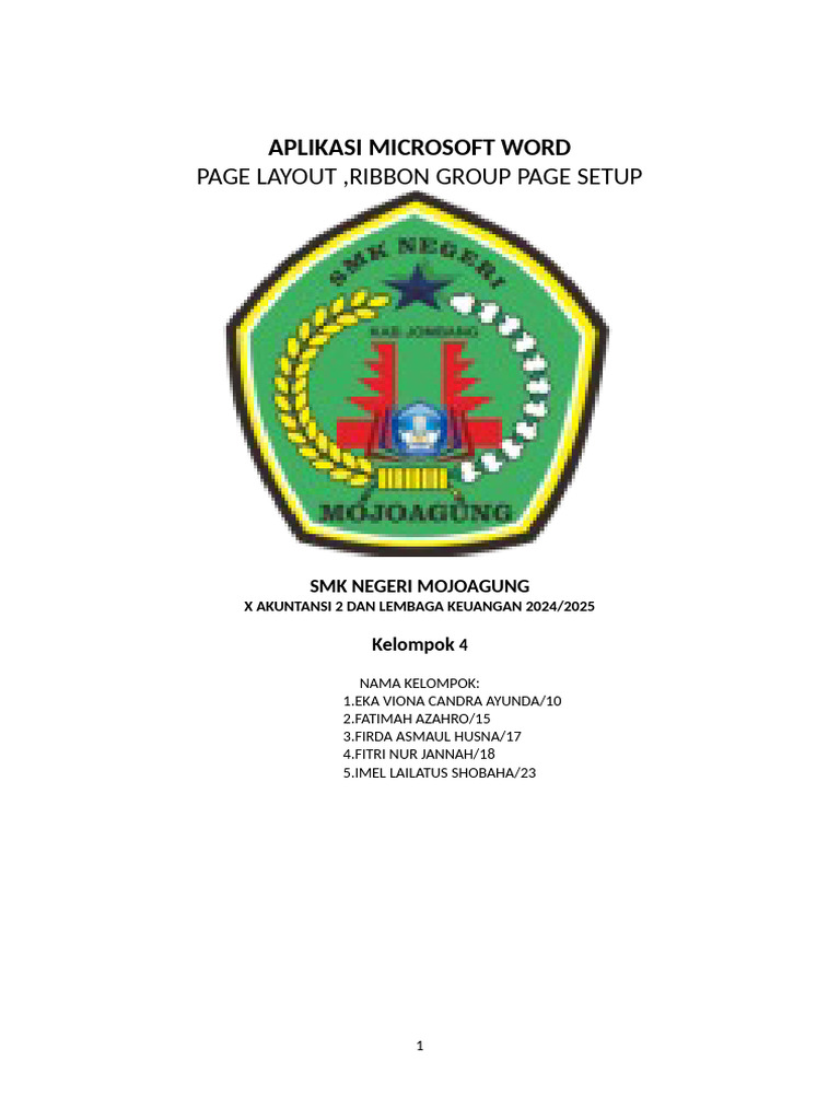 APLIKASI MICROSOFT WORD(1) | PDF