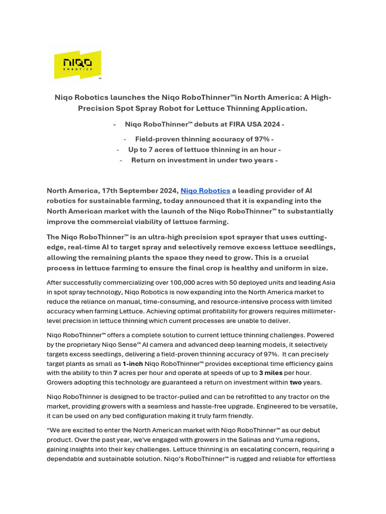 FIRA 2024 Press Release Final | PDF | Artificial Intelligence | Intelligence (AI) & Semantics