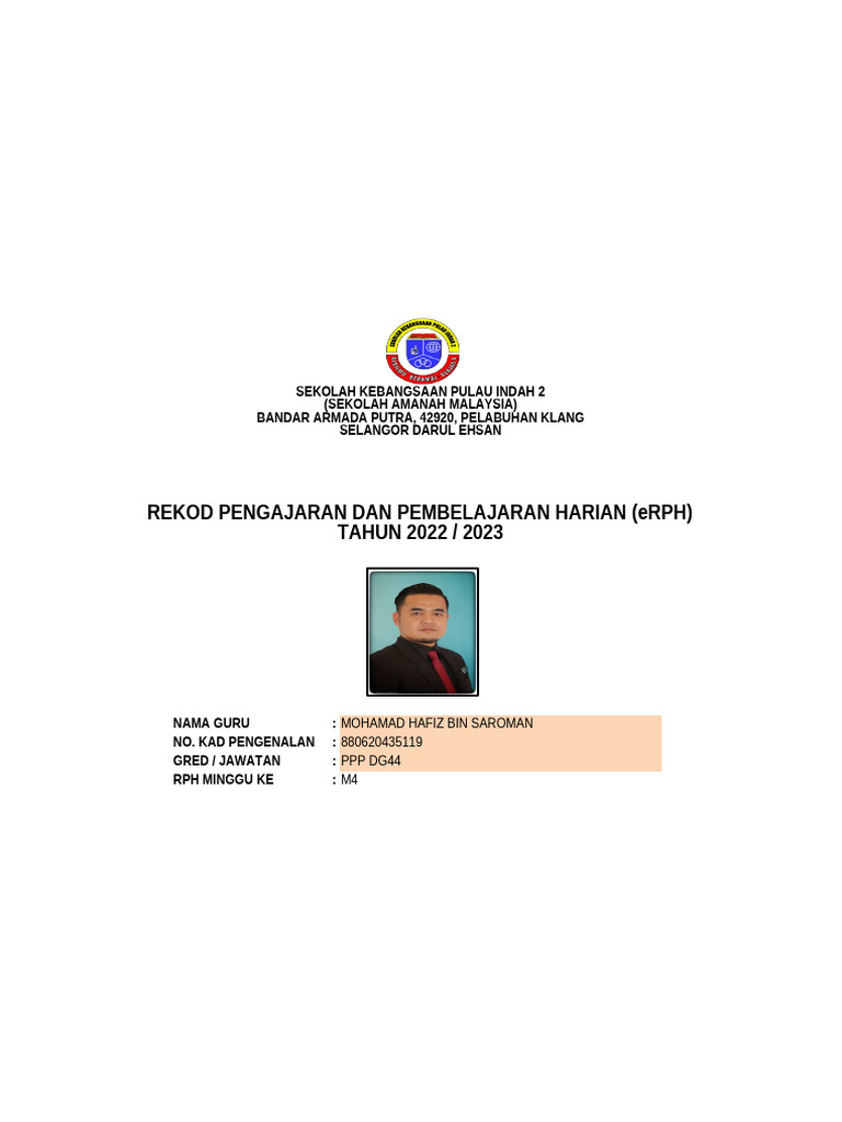 RPH M4 MOHAMAD HAFIZ SAROMAN | PDF