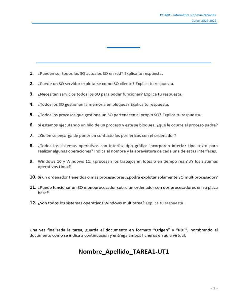 Tarea 1-Ut2 Som | PDF