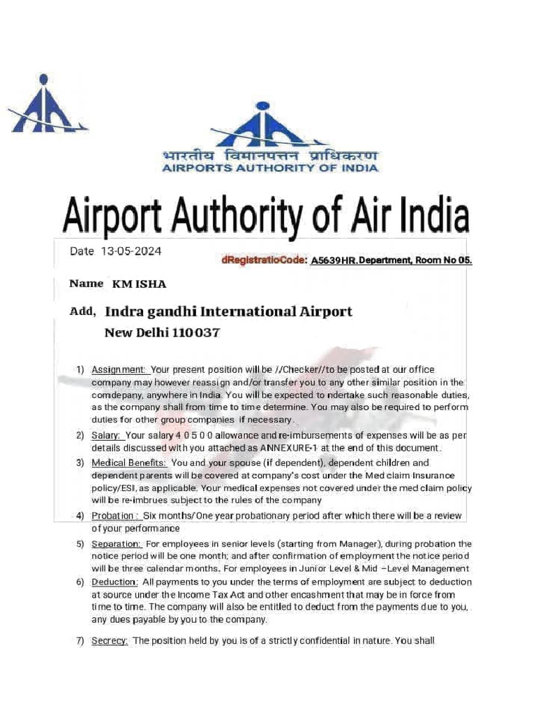 Joining Letter Name, KM Isha | PDF
