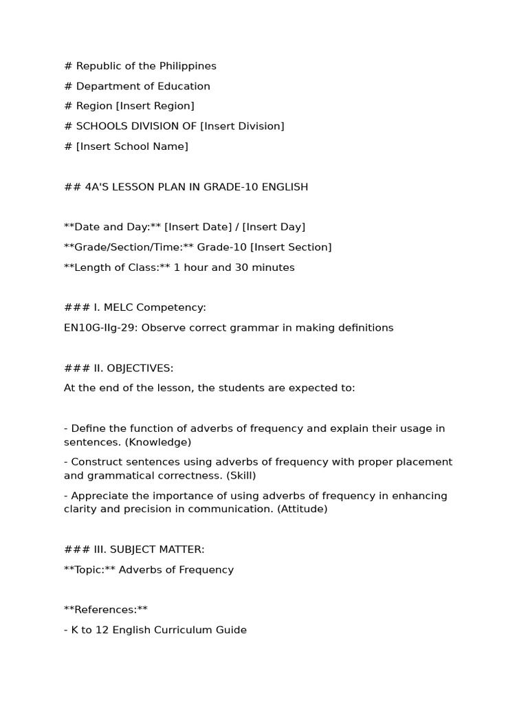 Final-Draft | PDF | Adverb | Verb