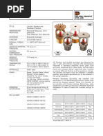 Quartzoid Bulb Sprinkler Specifications | PDF | Fire Sprinkler System