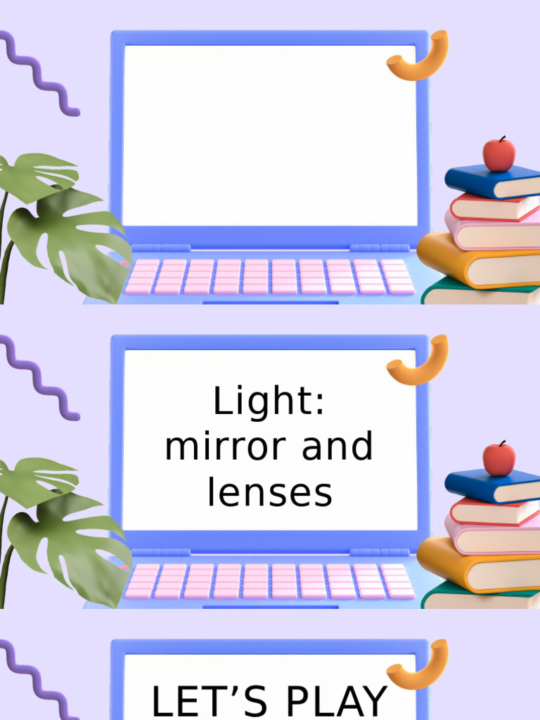 Light, Mirror and Lenses | PDF