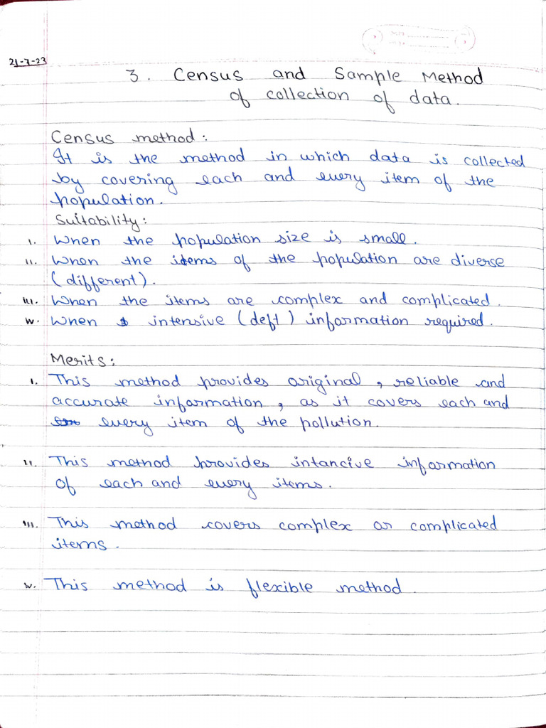 Census Data Collection Methods | PDF