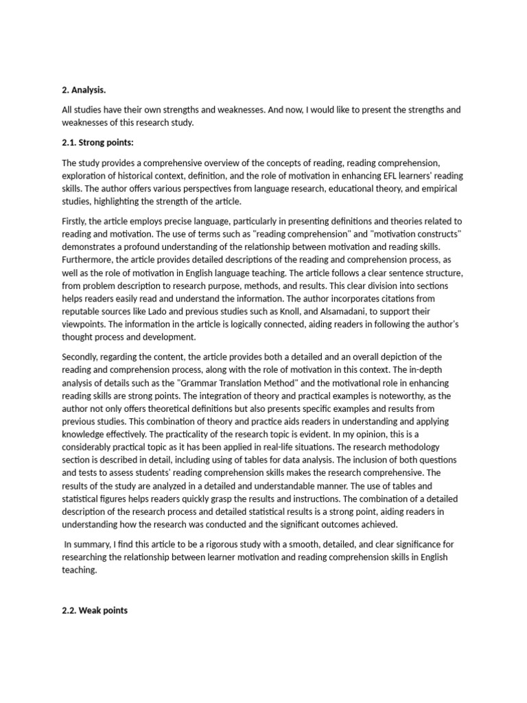 Final Assgment. Analysis. by O | PDF | Reading Comprehension | Information