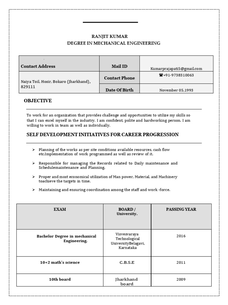 Ranjit CV Updated-1 | PDF