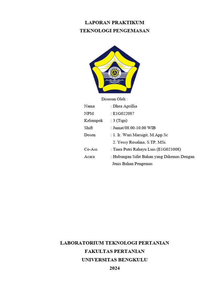 Laprak 4 Pengemasan Dea | PDF
