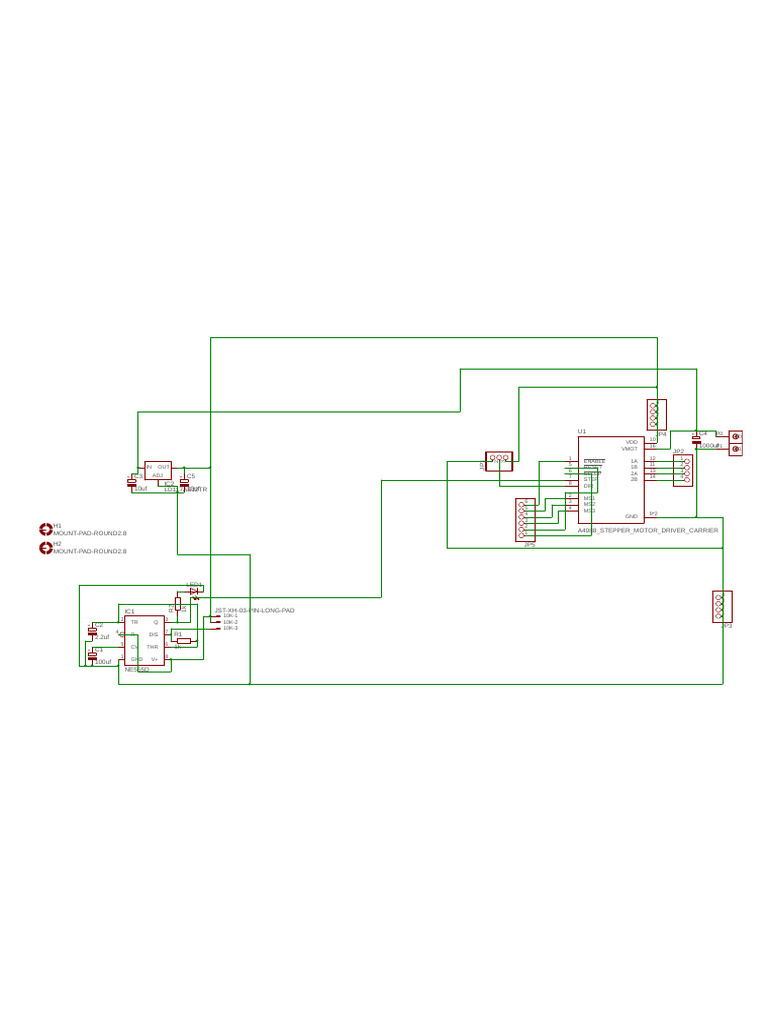 Ne555 - A4988 - Stepper Driver - SCH | PDF