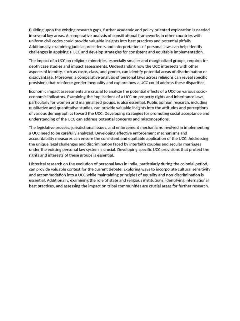 Building Upon The Existing Research Gaps | PDF | Discrimination ...