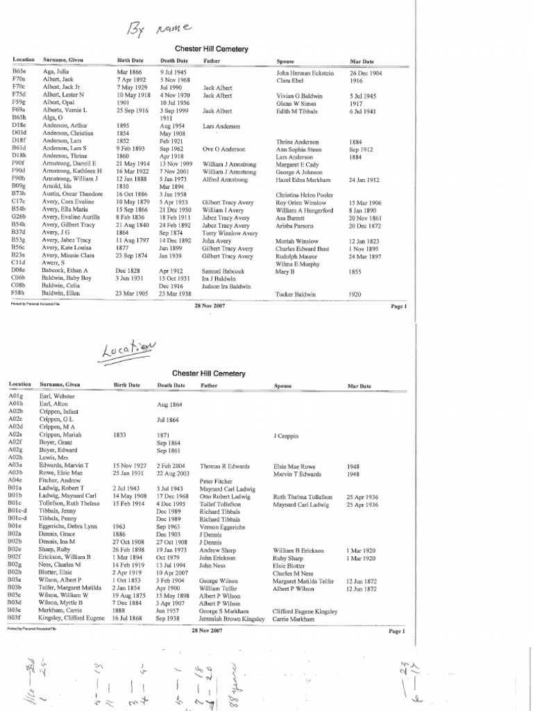 Sample Data Record | PDF