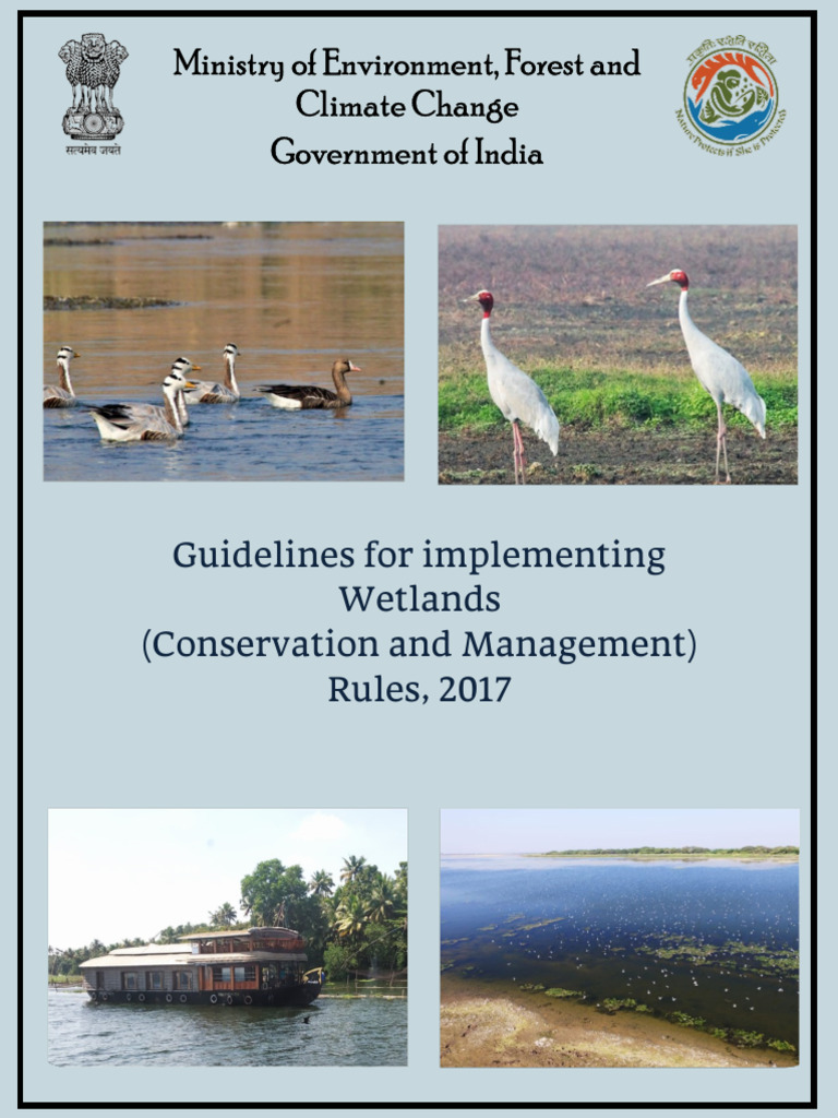 Guidelines - Implementation of Wetland (Conservation & Management) Rules, 2017 - 2020 | PDF ...