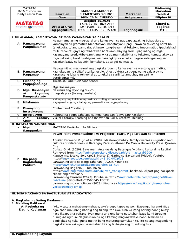 Q2-Week 4 D2 | PDF