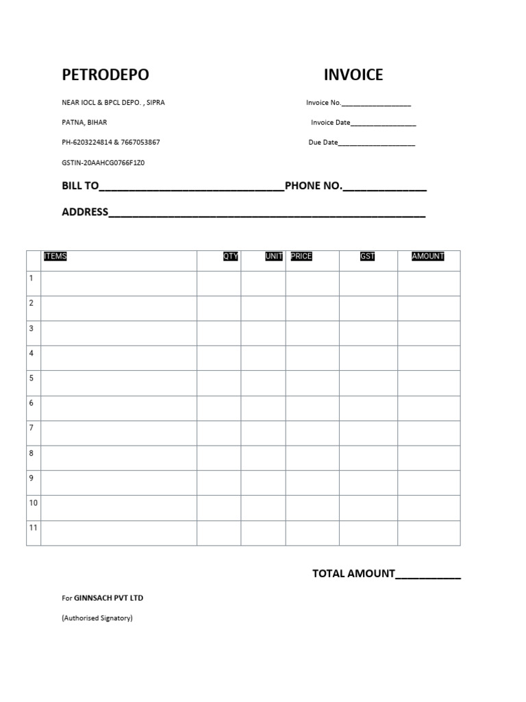 Billing Format | PDF | Business | Technology & Engineering