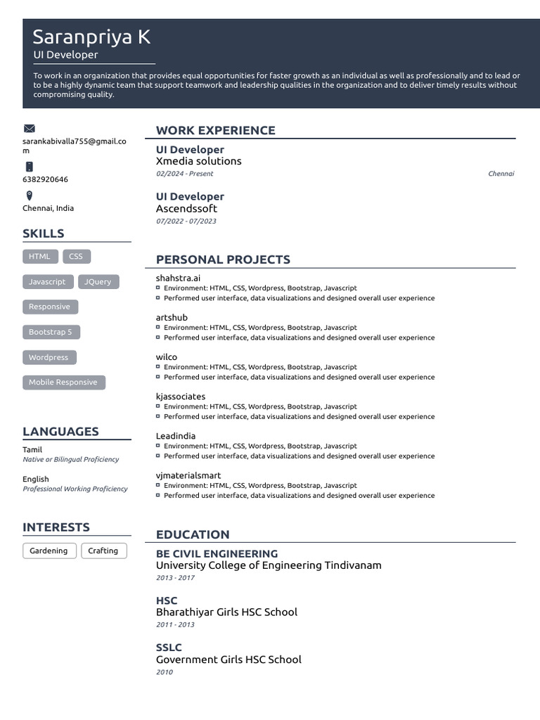 My Resume | PDF | Bootstrap (Front End Framework) | Java Script