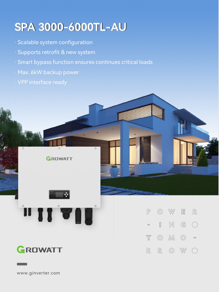 Inverter Specs for Installers | PDF | Mains Electricity | Physical ...
