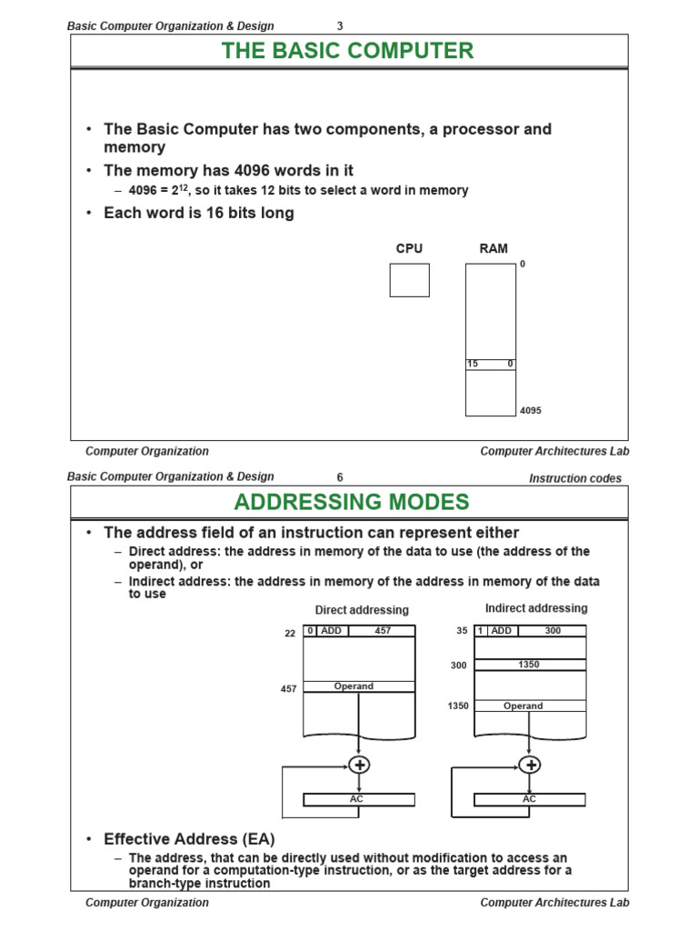 ManoMachine_handout2 | PDF | Central Processing Unit | Integrated Circuit