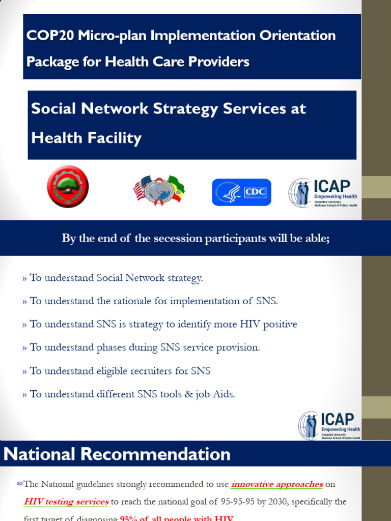 Social Network Strategy (SNS) | PDF | Sexually Transmitted Infection | Epidemiology