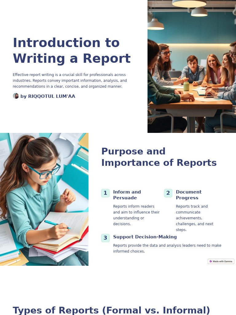 Introduction to Report Writing | PDF | E Commerce | Information