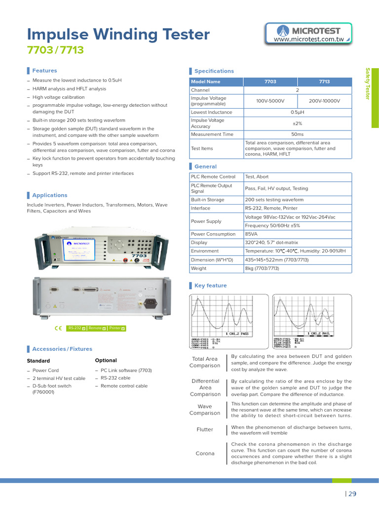 3 Microtest 7703 (Layer) | PDF | Inductance | Inductor