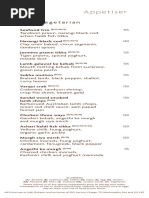 Westin in Room Menu PDF | PDF